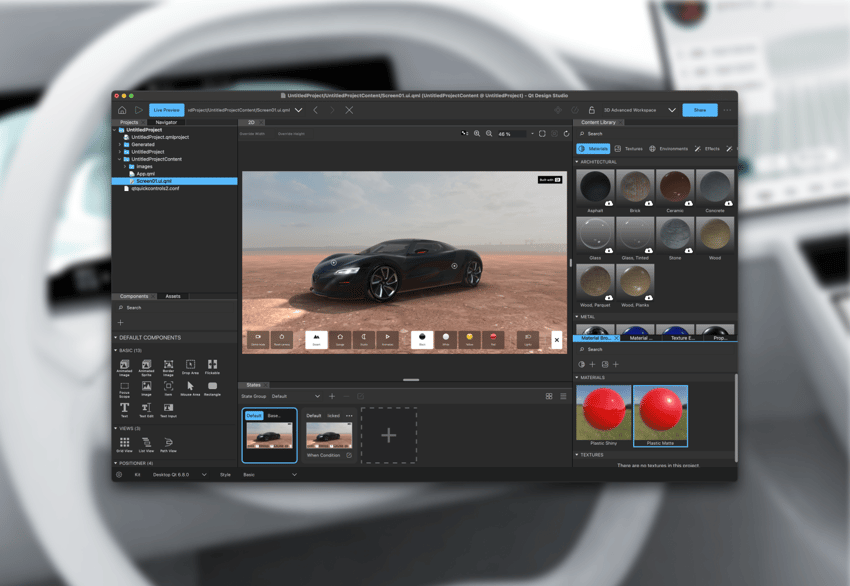 Qt Design Studio - UI Development Tool for Applications & Devices